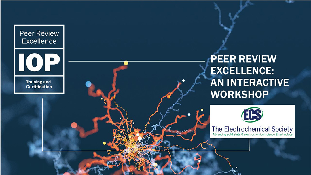 ECS Webinar: Peer Review Excellence – IOP Training and Certification - ECS