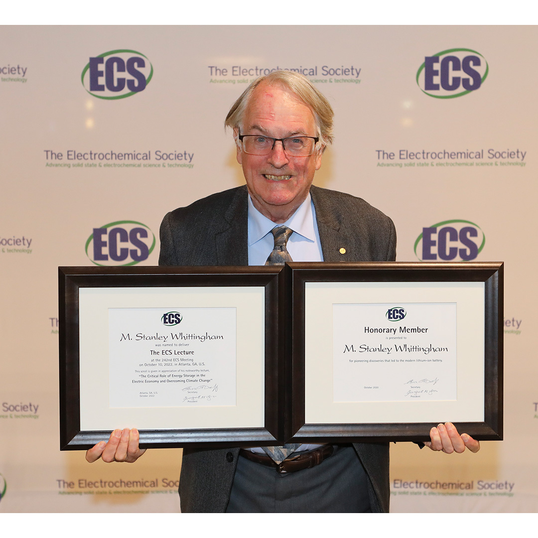 New ECS Battery Division Award Honors Nobel Laureate M. Stanley ...