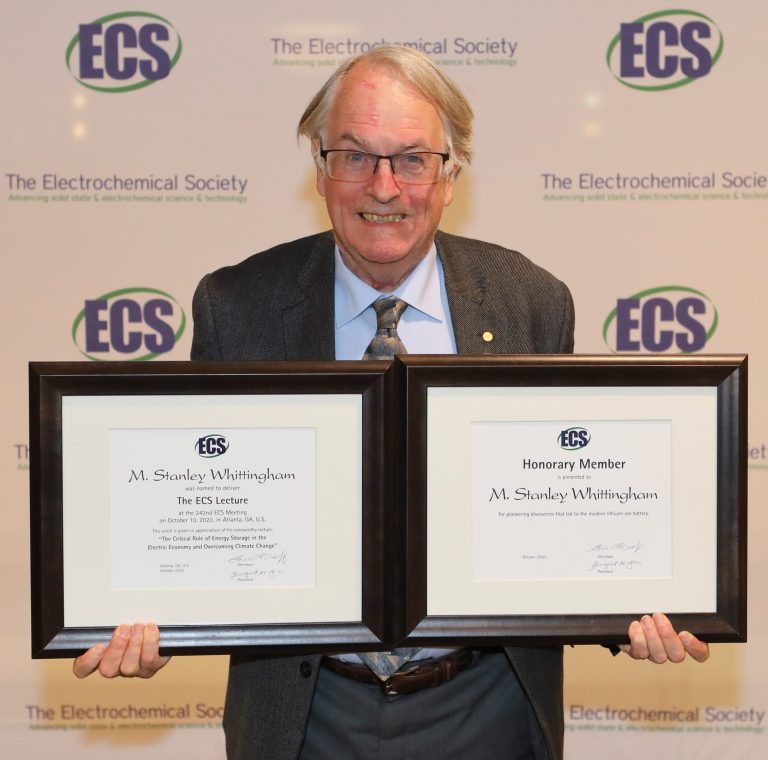 New ECS Battery Division Award Honors Nobel Laureate M. Stanley ...